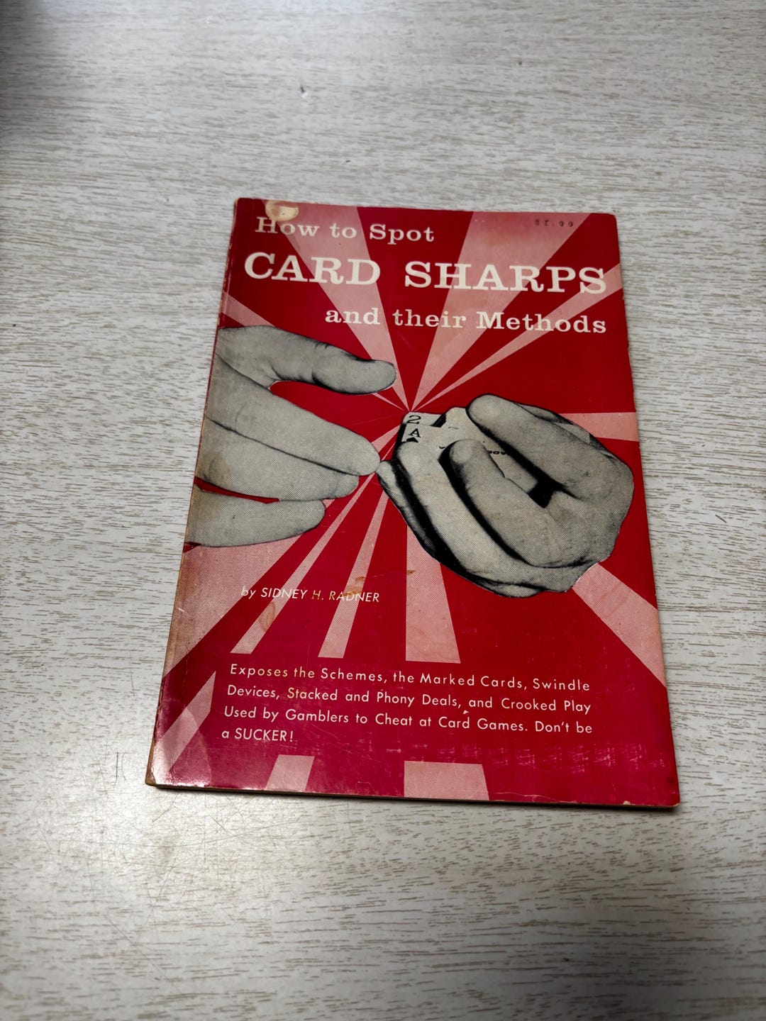 How to Spot Card Sharps and Their Methods (1957) - Etsy