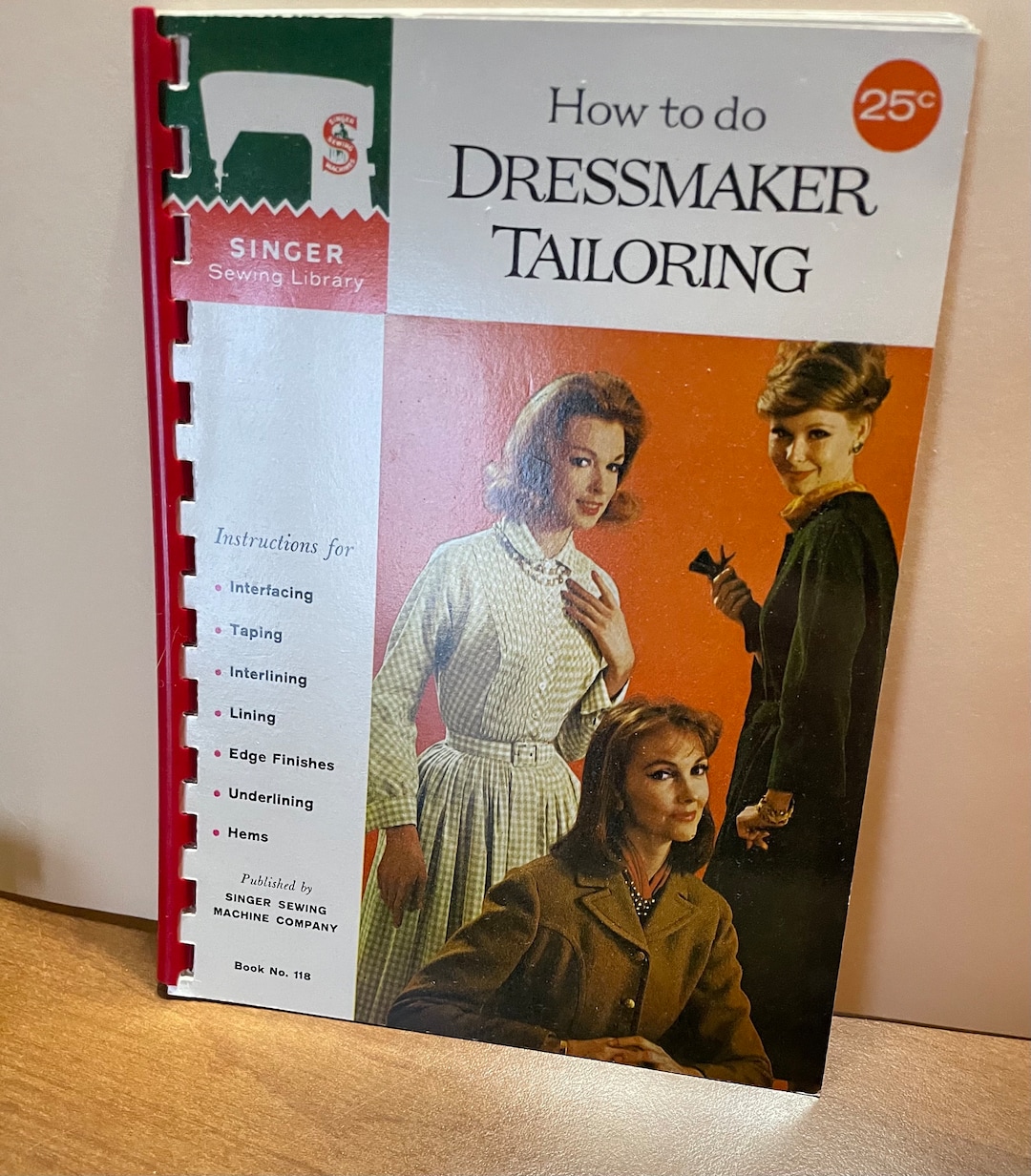 How to Do Dressmaker Tailoring Singer Sewing Library (1961) - Etsy