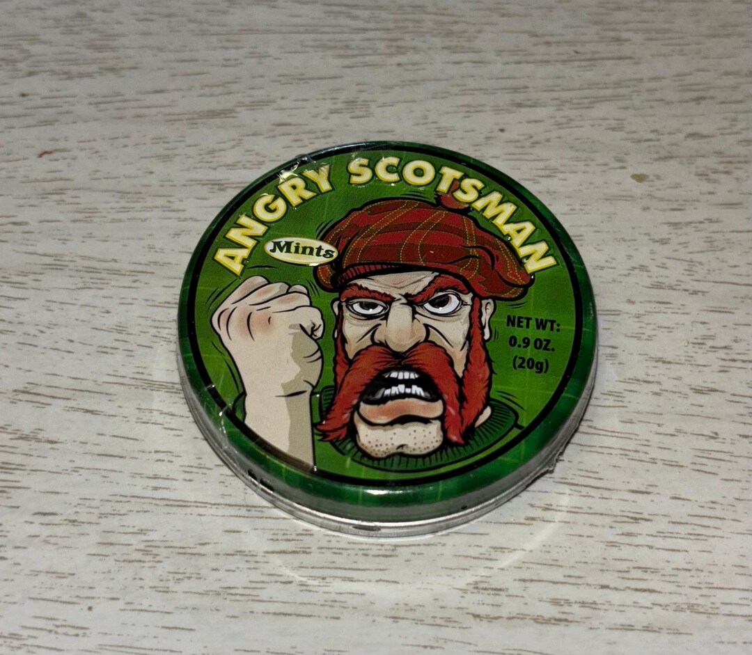 Angry Scotsman Mints Tin - Etsy