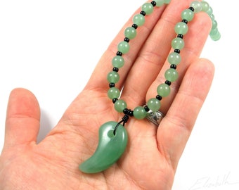 Jade Magatama Necklace - Etsy