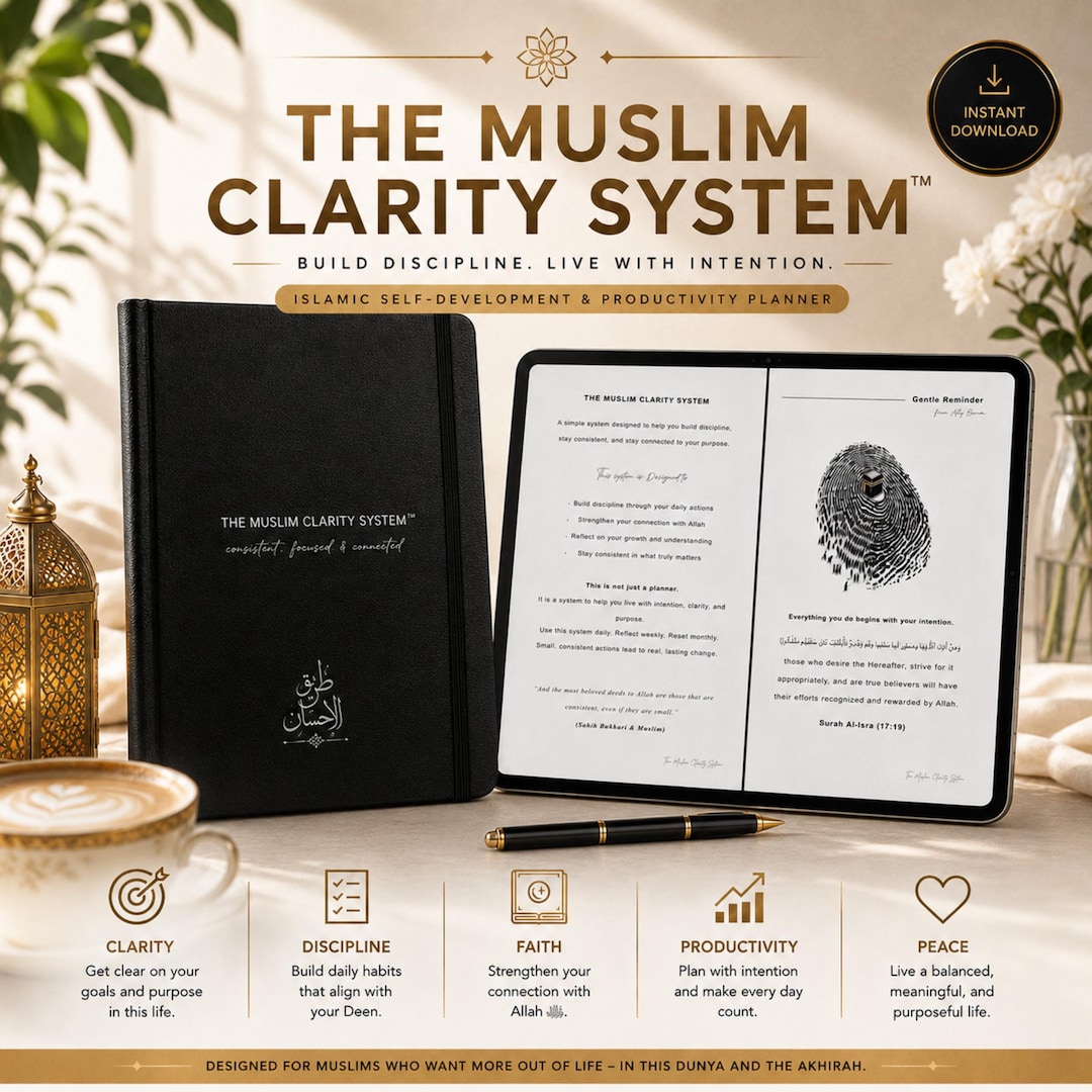 The Muslim Clarity System | Islamic Productivity Planner | Muslim ...