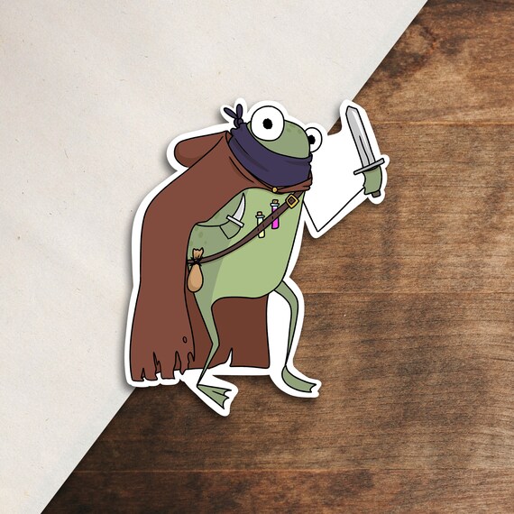Rogue Frog Vinyl Sticker for Laptops Tableps Hydroflask - Etsy
