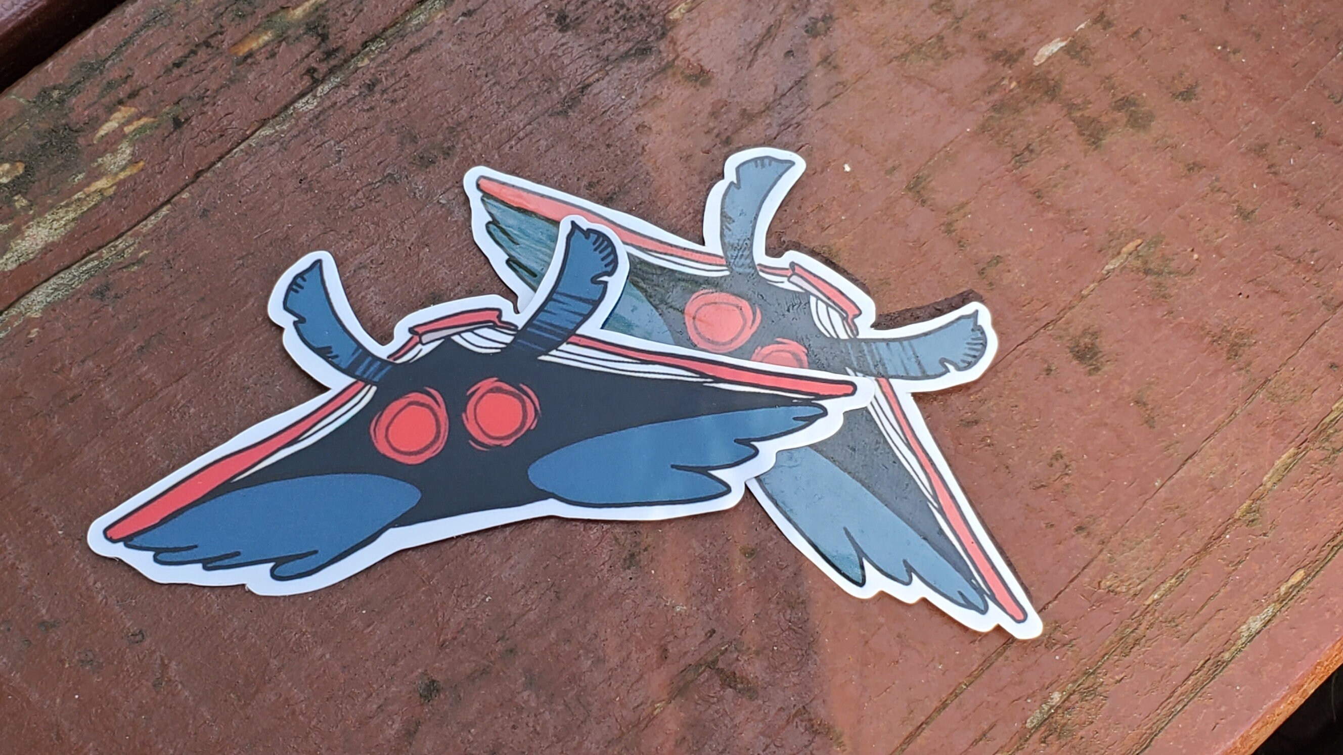 Shy Mothman Hiding Under a Book Gift Cryptid Fun - Etsy