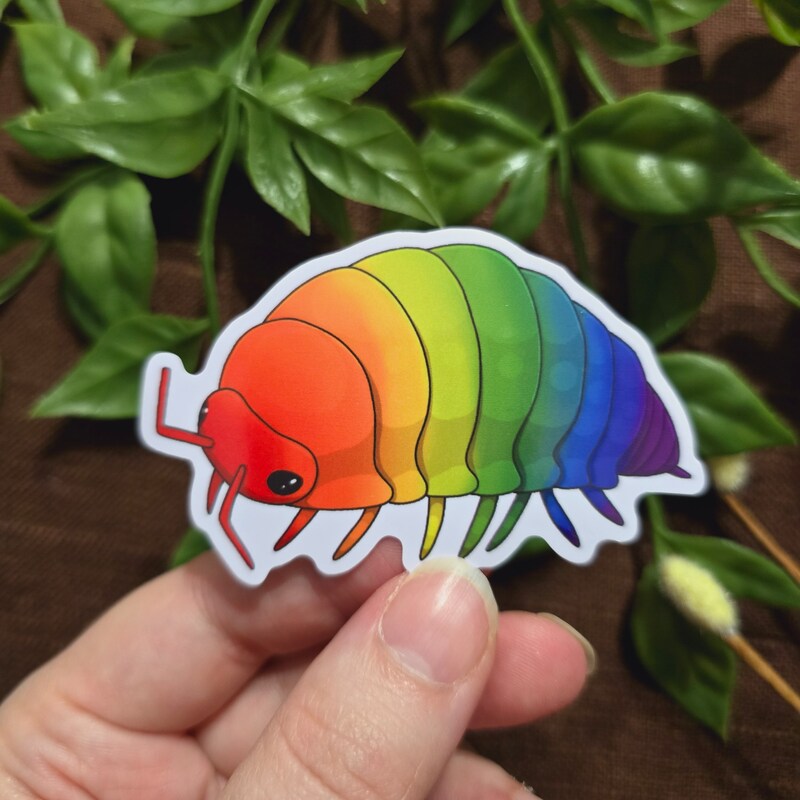 Pill Bug Vinyl Sticker - Etsy