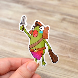 Barbarian Frog Vinyl Sticker | Gift | Tabletop Game | Lovecraft ...