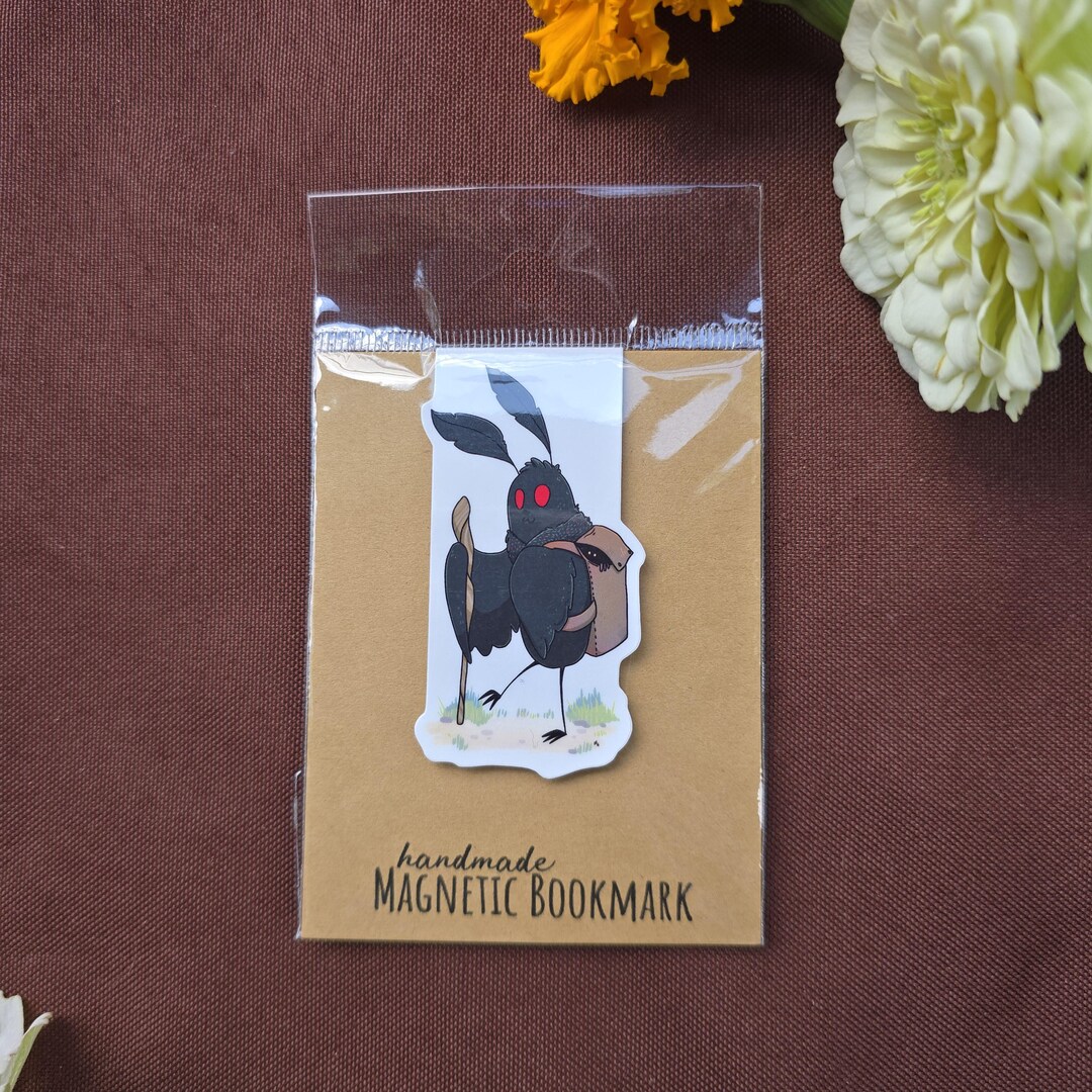 Hiking Adventure Mothman Magnetic Bookmark - Etsy