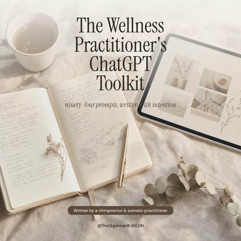 Wellness Practitioner's AI Prompt Toolkit | Chatgpt Canva Templates ...