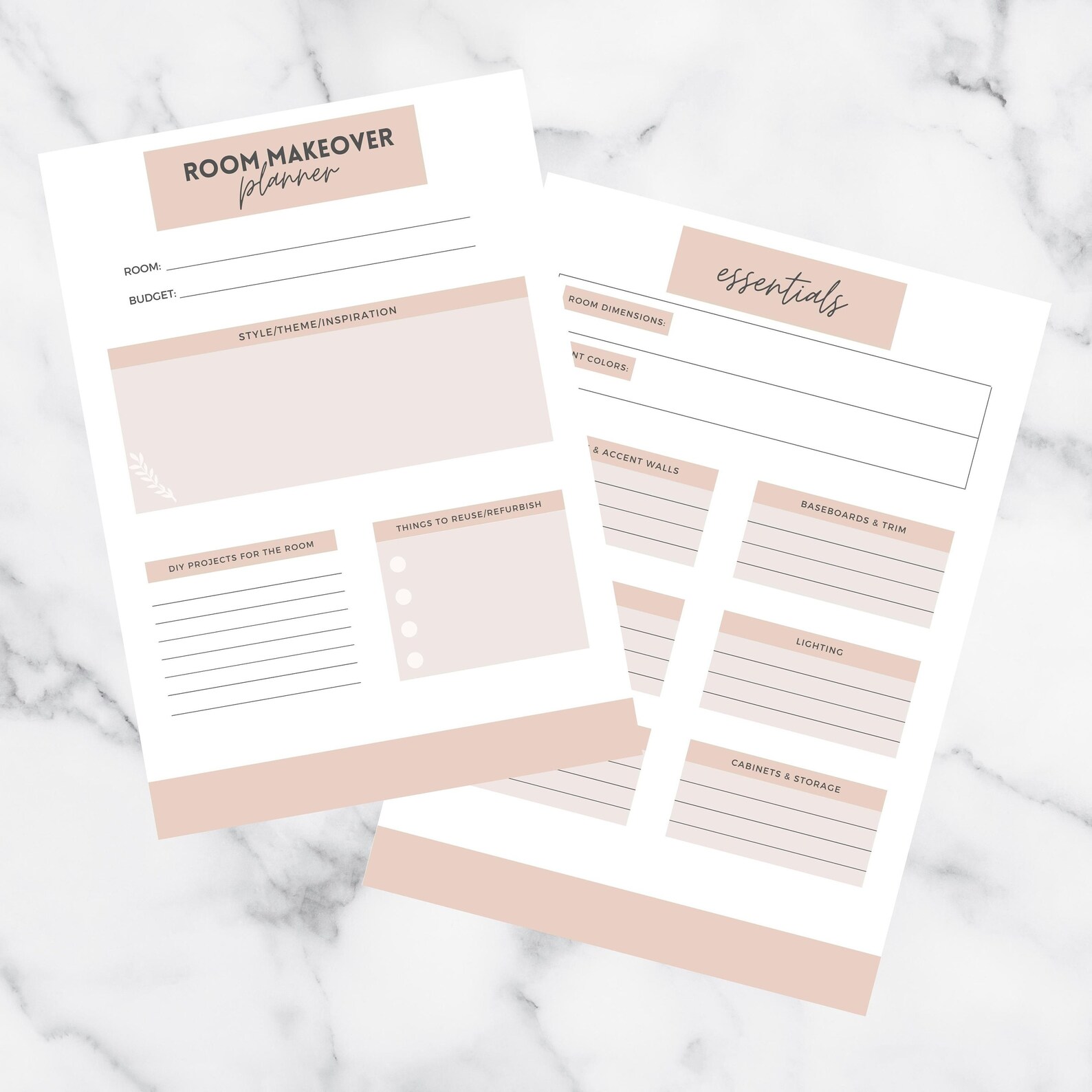 Room Makeover Planner - Etsy