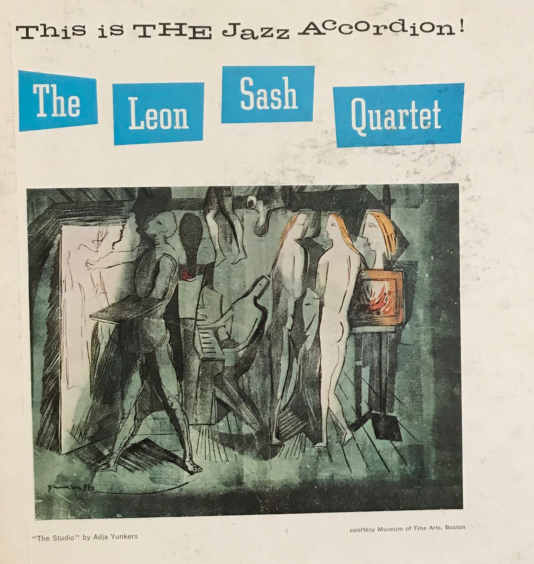 The Leon Sash Quartet this is the Jazz Accordion 1956 1st Edition ...