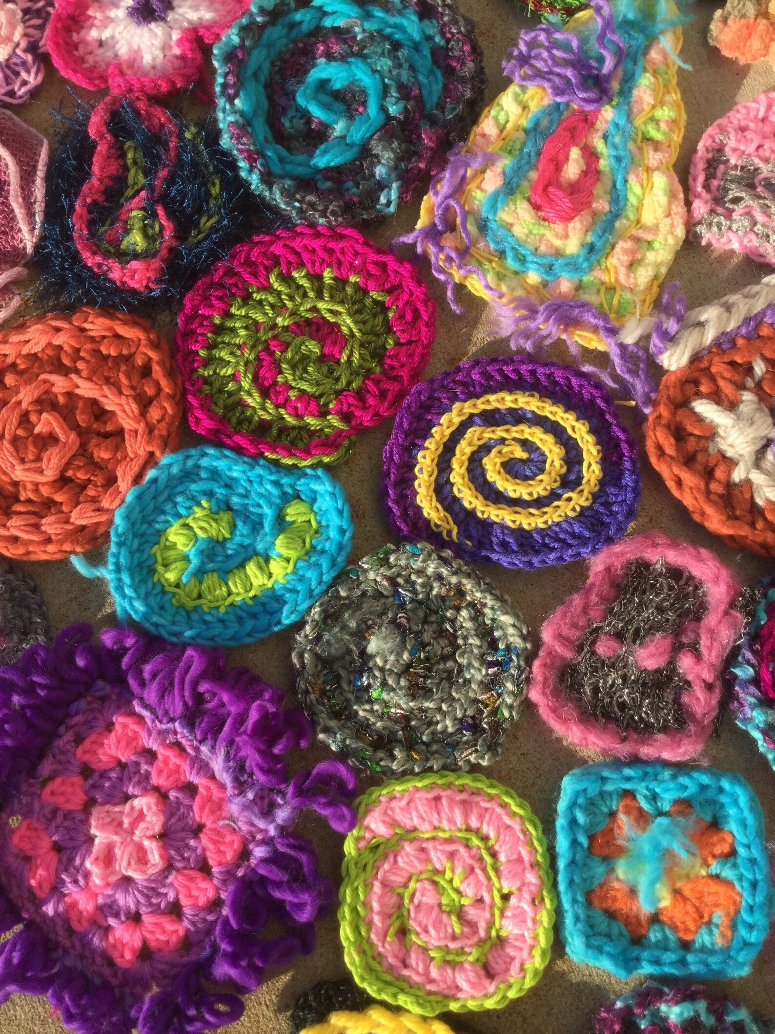 Freeform Crochet 12 Piece Scramble Handmade. - Etsy