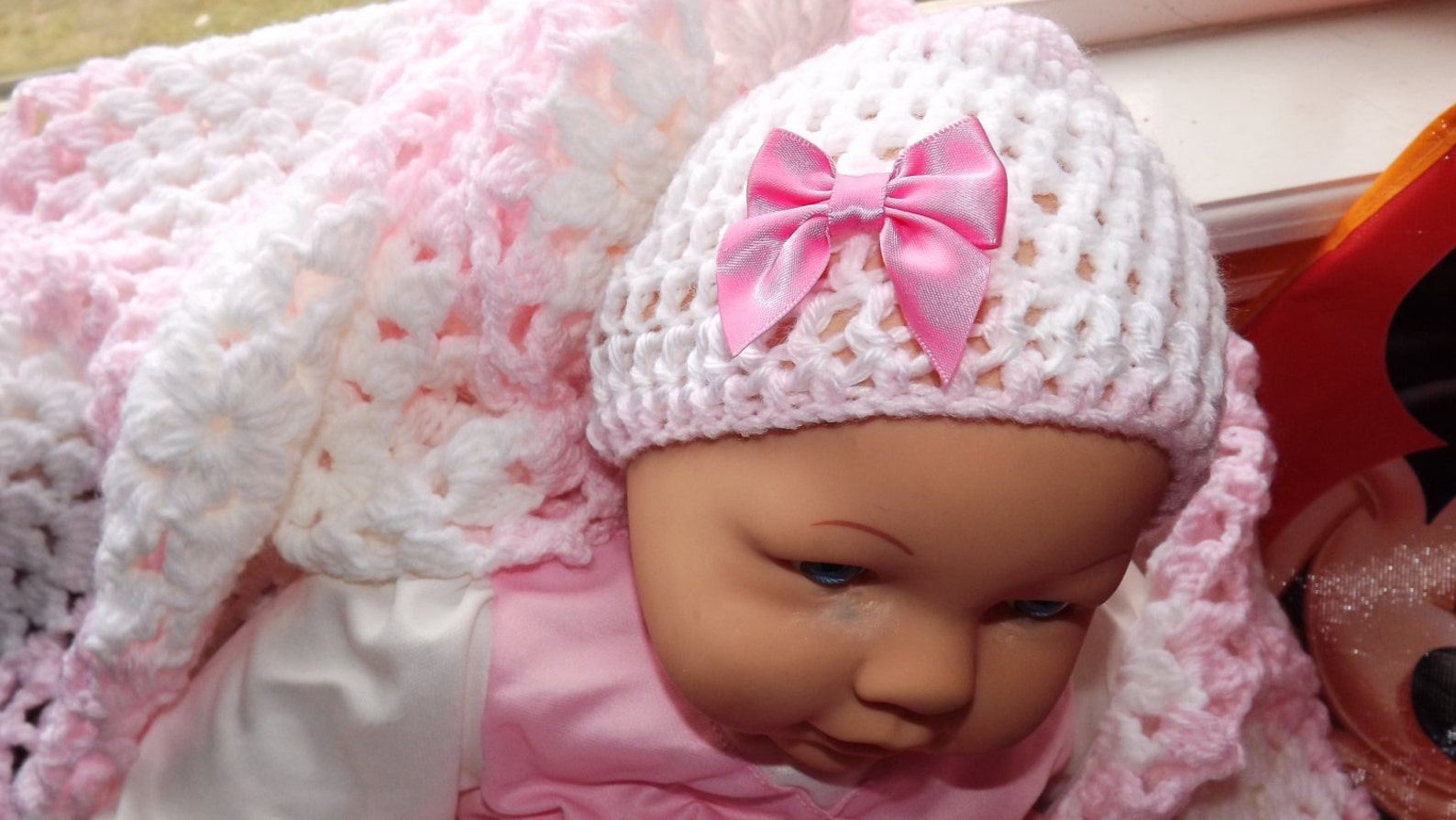 Baby Blanket Set Blanket Booties Hat. Handmade - Etsy