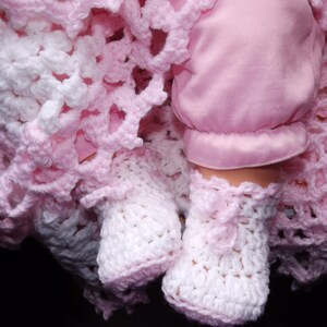 Baby Blanket Set, Blanket, Booties, Hat. Handmade - Etsy