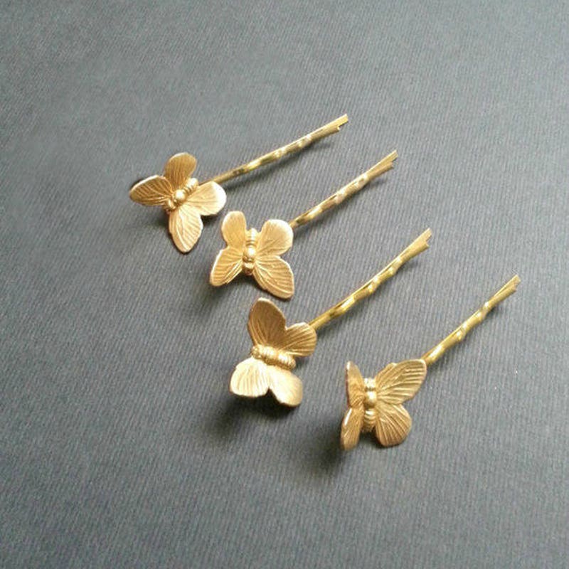 Butterfly Hair Pins - Etsy