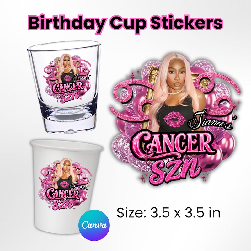 Cancer Birthday Themes - Etsy