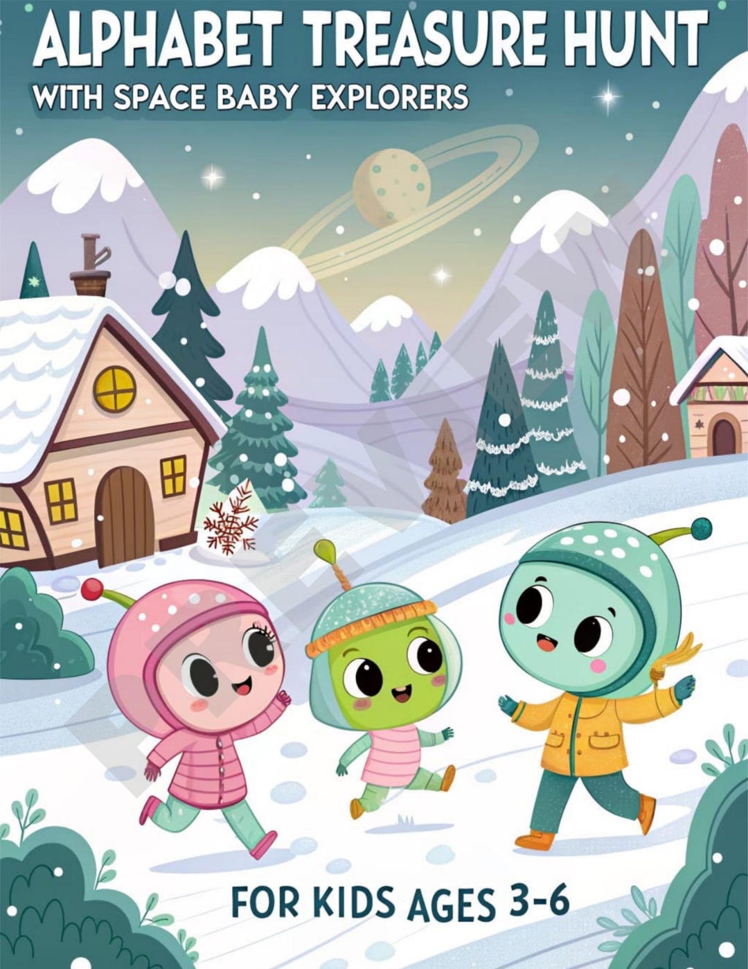 Space Baby Explorers Alphabet Coloring Book, Snowy Phonics Activity ...