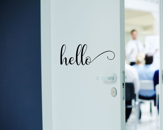 Hello Classroom Vinyl Wall Decal - Etsy