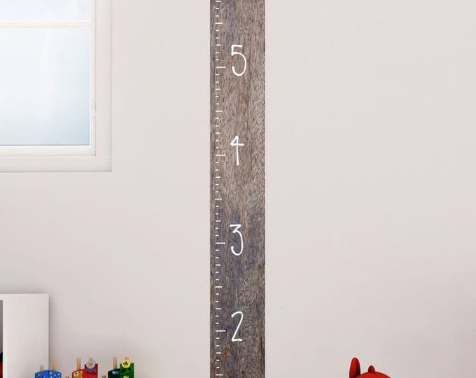 Matte Vinyl Growth Ruler Chart Vinyl Decal ticks and Numbers Only - Etsy