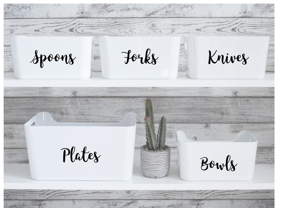 Custom Kitchen Container/canister Food Labels - Etsy