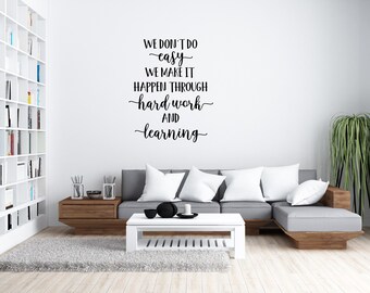 Make It Work Wall Decal | Etsy