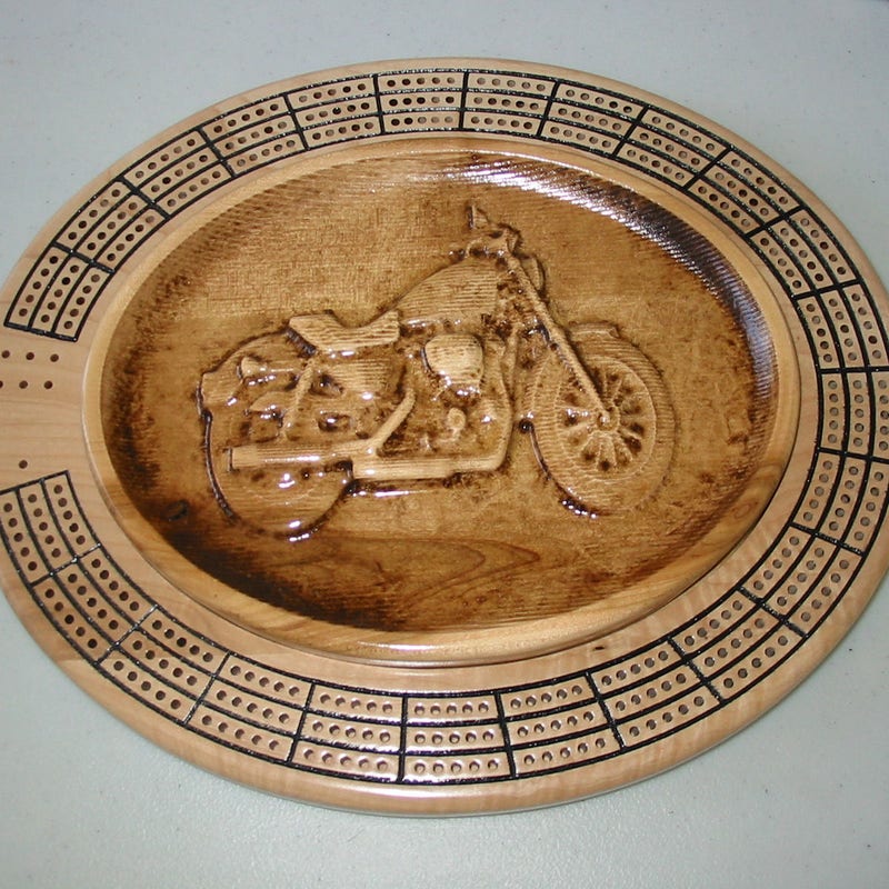 Rustic Cribbage Board - Etsy