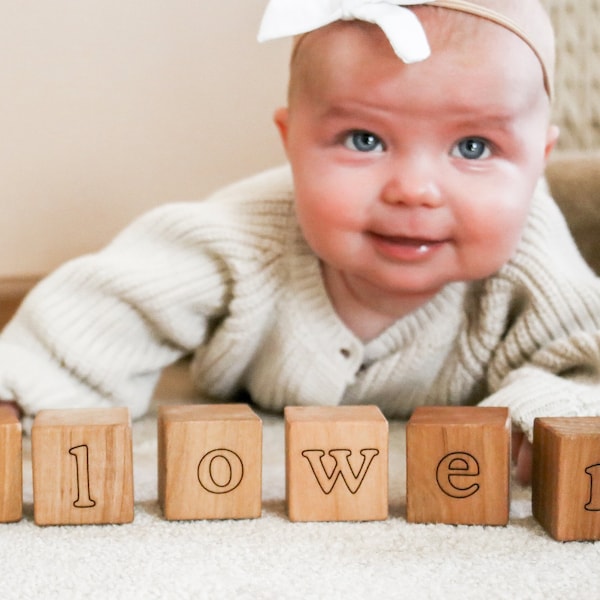 Shop Baby Name Blocks Online - Etsy