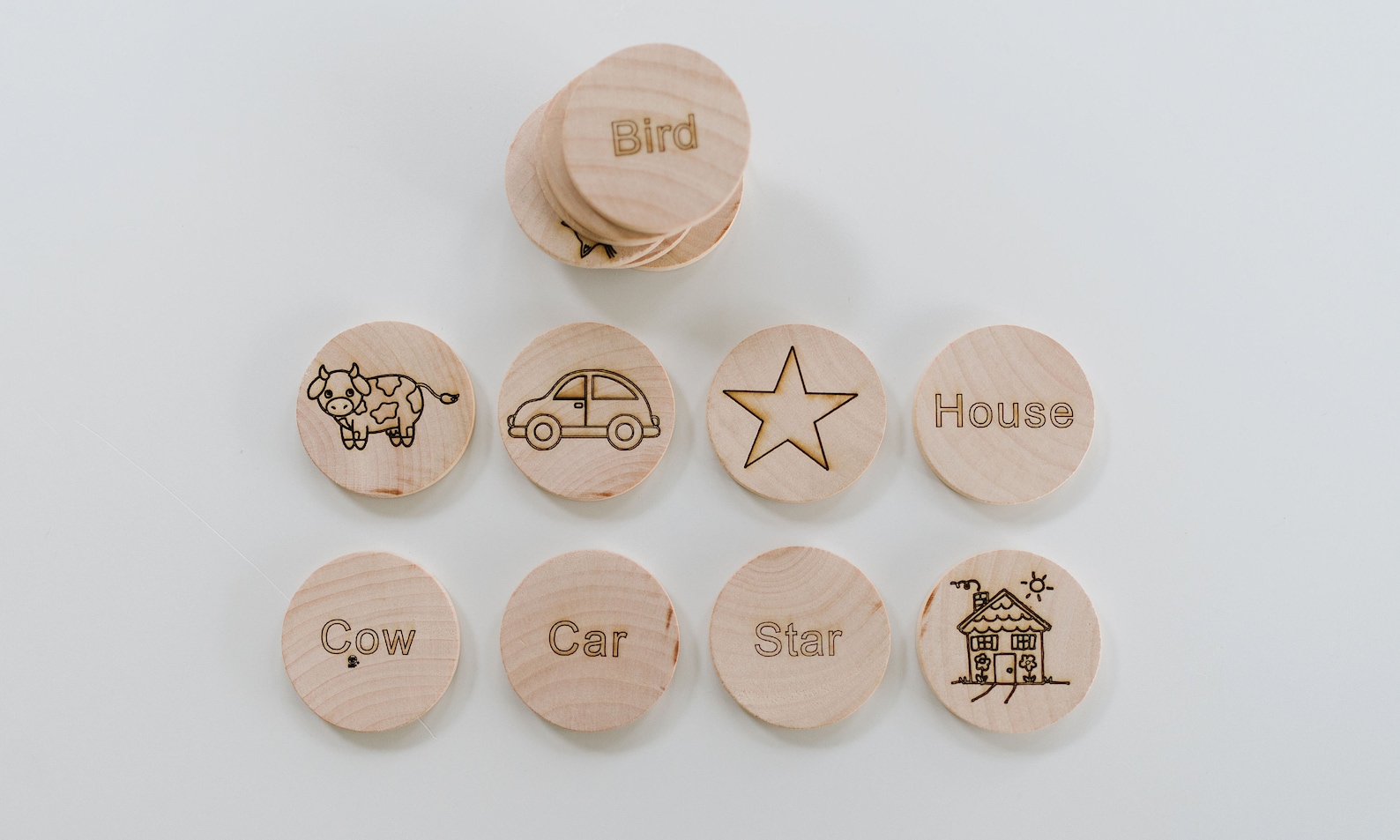 Matching Game Memory Set Wooden Toy Educational Toy Learning - Etsy
