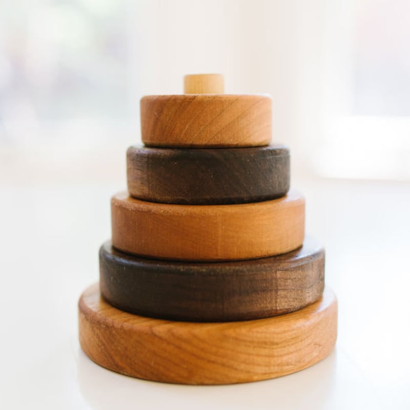 Wood Stacking Toys Baby - Etsy