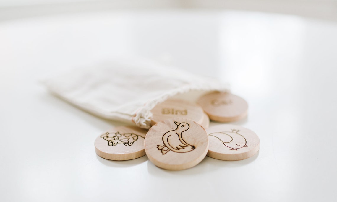 Matching Game Memory Set Wooden Toy Educational Toy Learning - Etsy