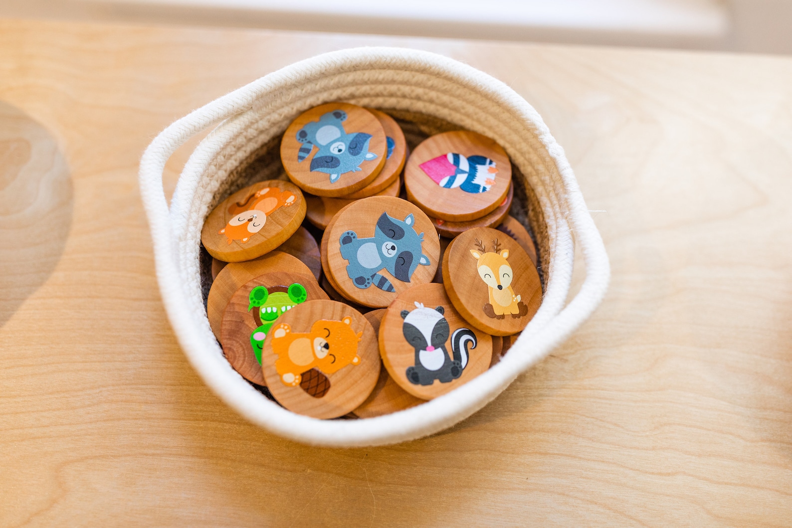 Woodland Animals Wooden Memory Matching Set Kids Matching Game | Etsy