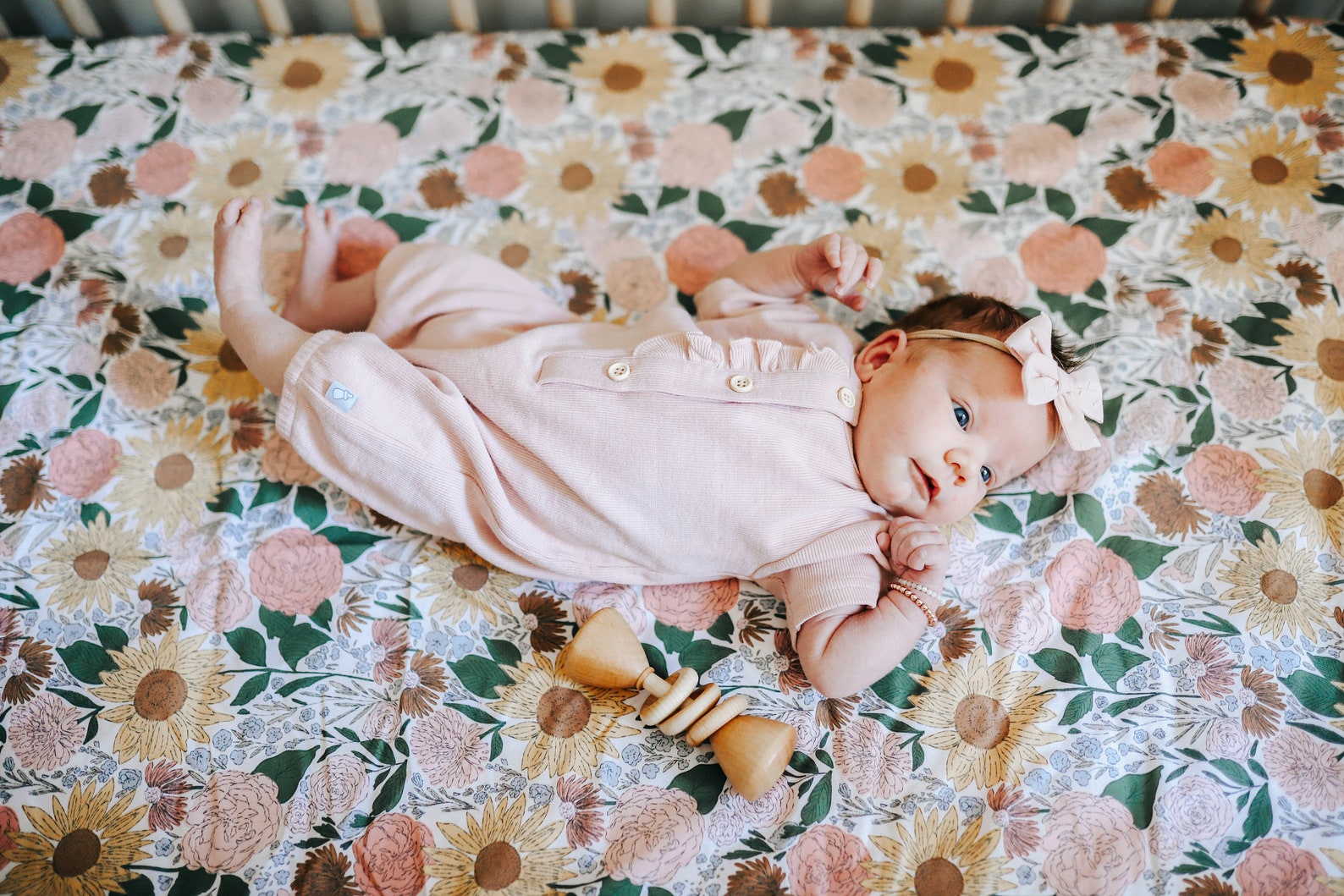 Natural Wood Baby Rattle: Classic Montessori Toy - Etsy