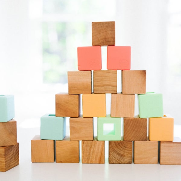 Wood Block Set - Etsy