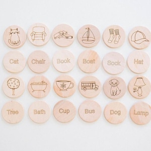 Sight Words Matching Set 24 Pieces - Preschool - Waldorf Inspired ...