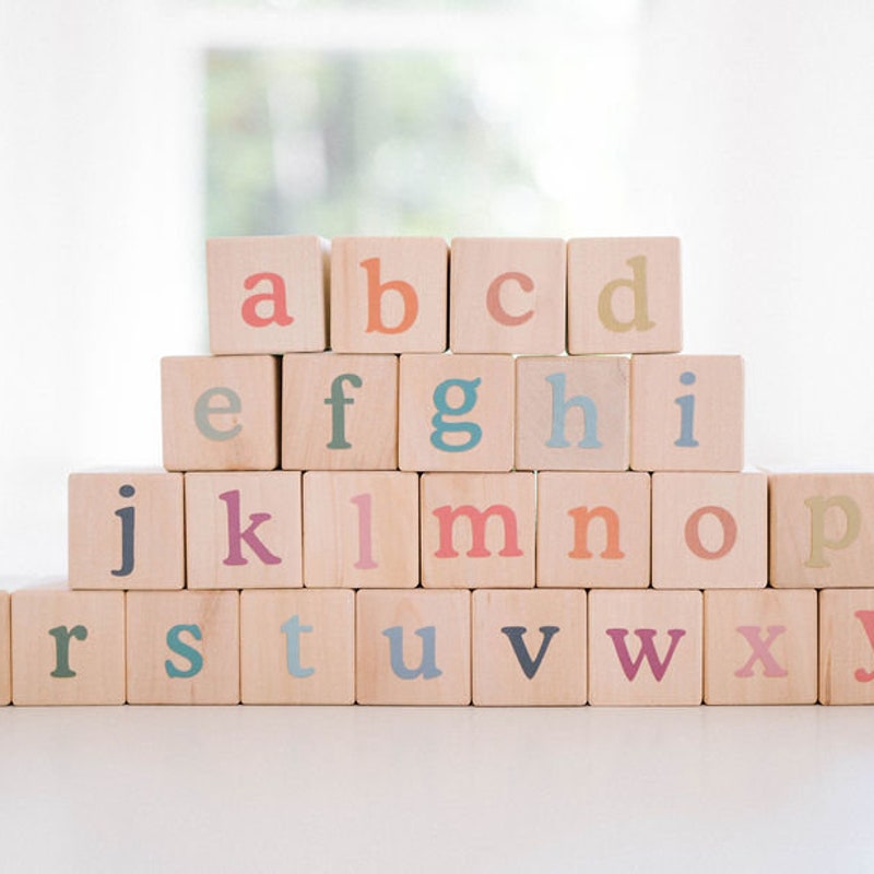 Alphabet Blocks - Etsy