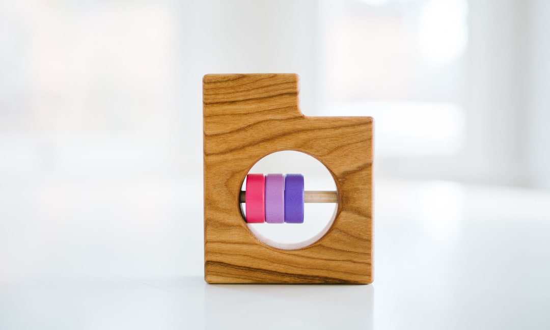 Utah State Baby Rattle™ - Modern Wooden Baby Toy - Organic and Natural ...