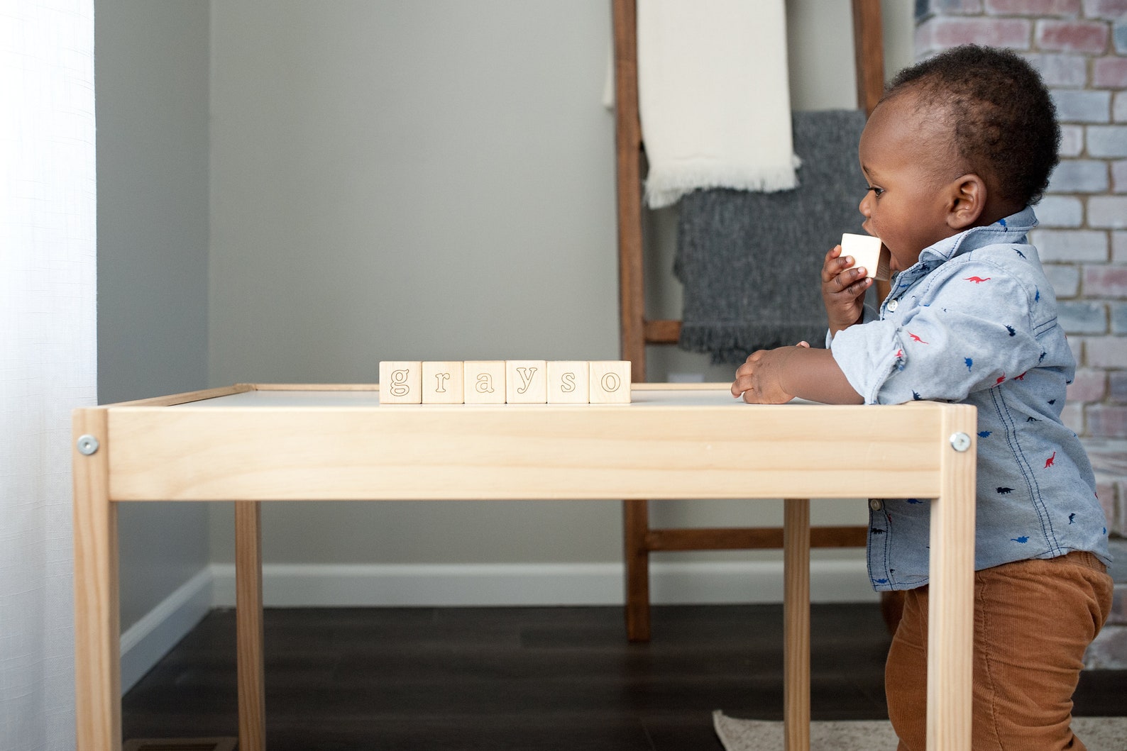 Personalized Baby Blocks Organic Wood Name Blocks for Play - Etsy