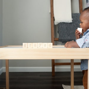 Personalized Baby Blocks Organic Wood Name Blocks for Play - Etsy