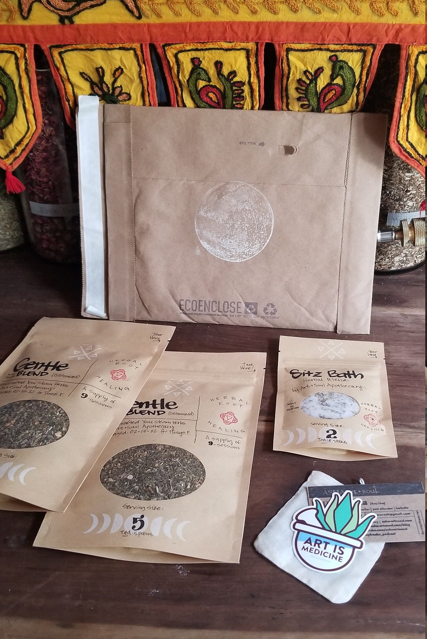 Organic HOLY WOMB CHAKRA Tea | Womb Well Tea | Herbs for Sri Yantra ...