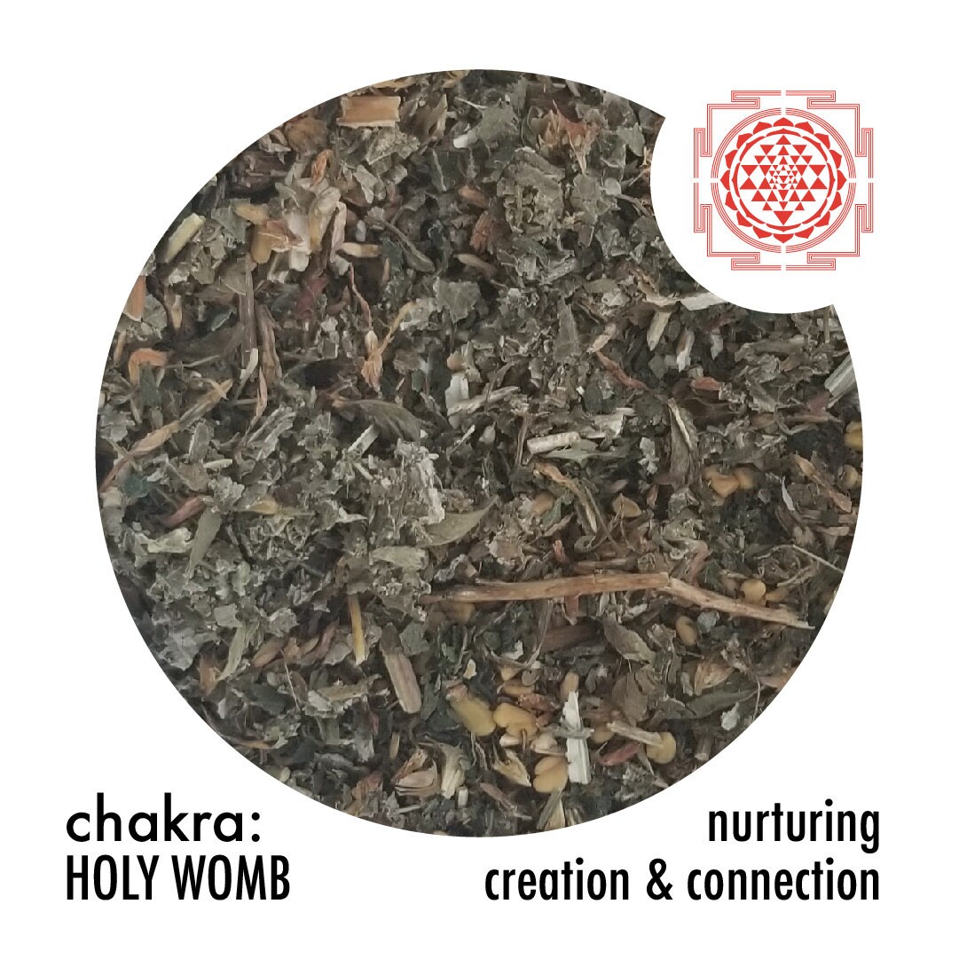 Organic HOLY WOMB CHAKRA Tea | Womb Well Tea | Herbs for Sri Yantra ...