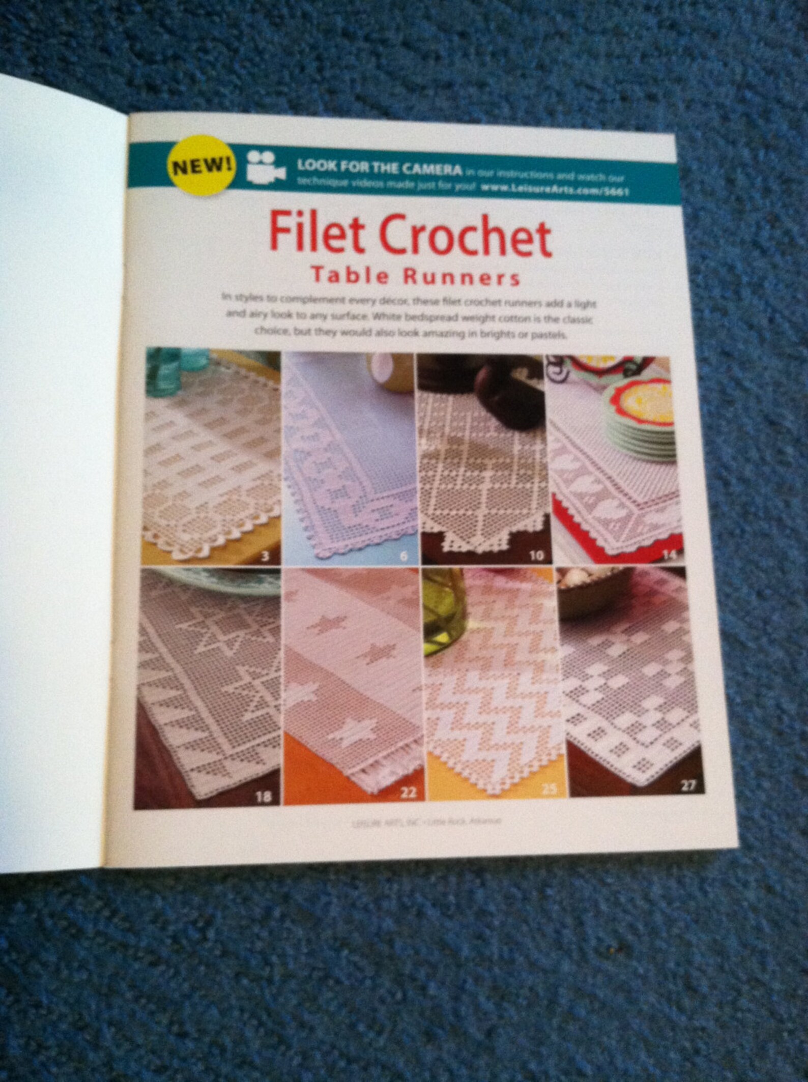 Filet Table Runners Crochet Pattern Book - Etsy