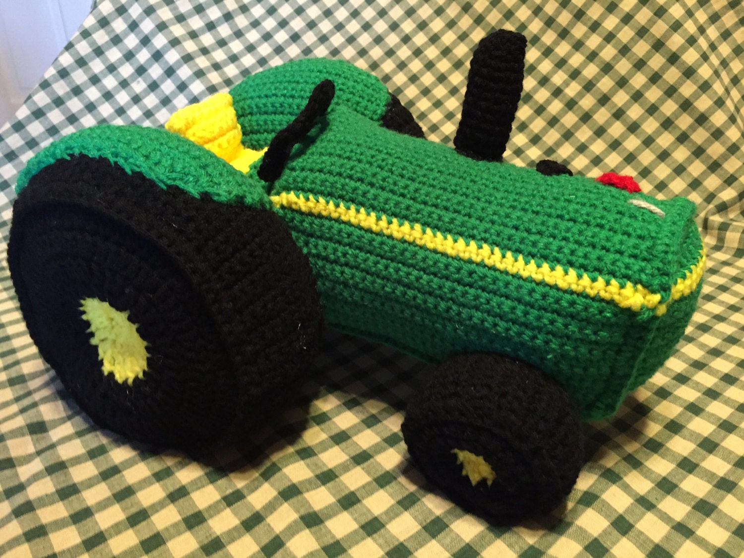 Green Toy Tractor PDF Download Pattern - Etsy