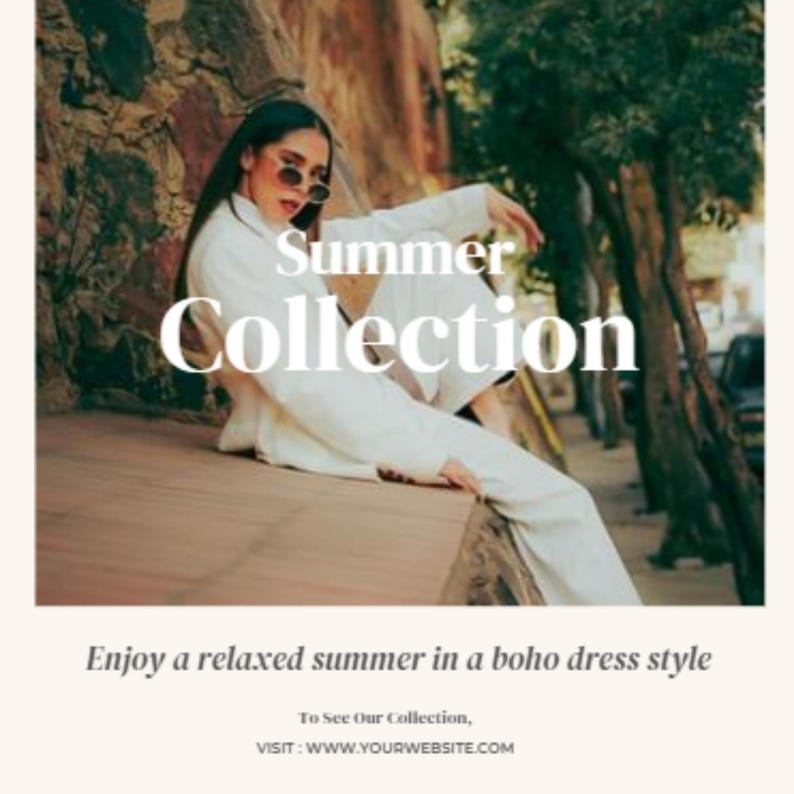 Boho Chic Social Media Templates, Editable Canva Posts, Stories ...