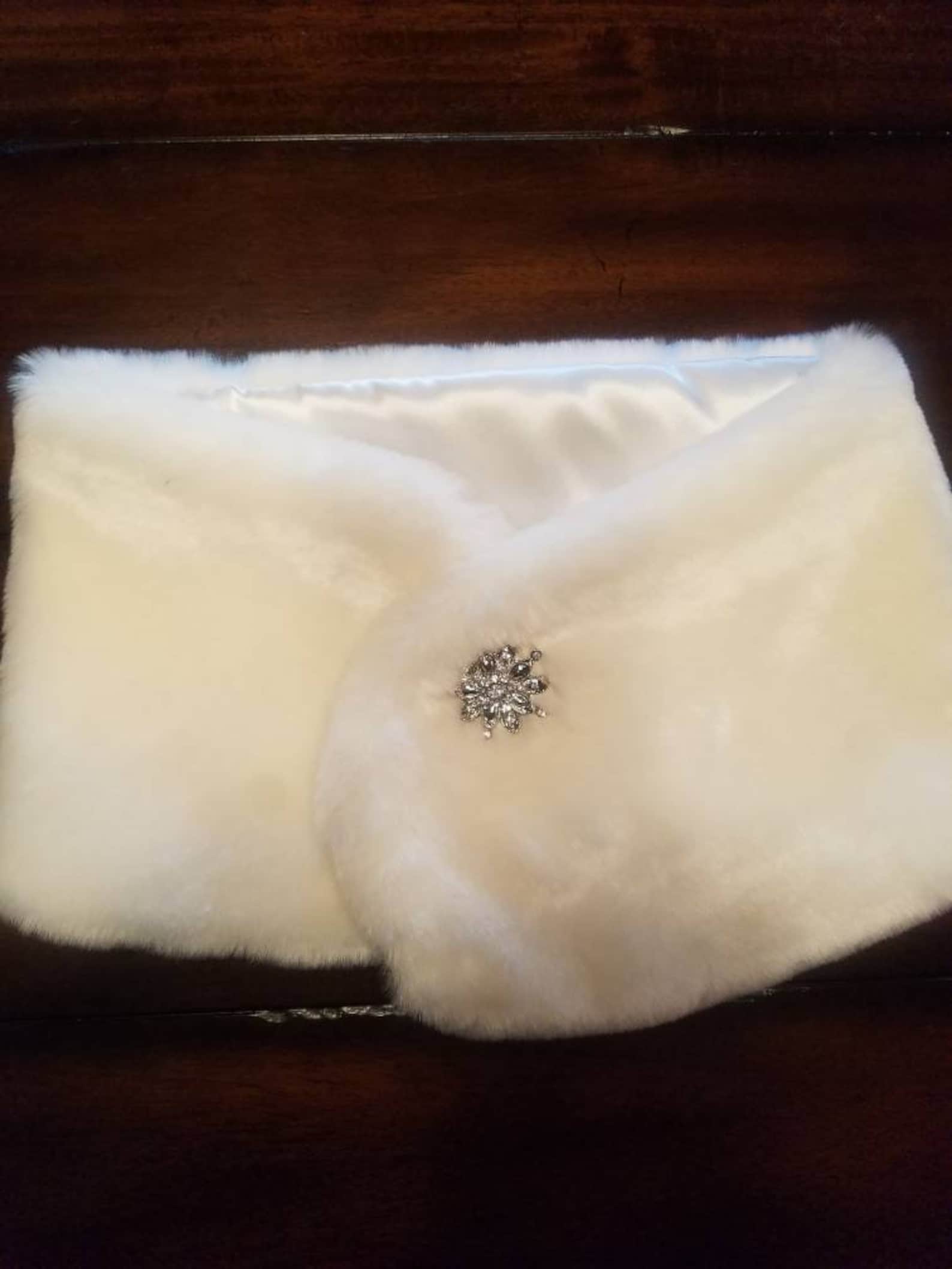 Girls Faux Fur Shaw...flowergirl Bridal Shrug...girls Shrug...child ...
