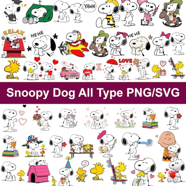 Dog Cartoon Prints - Etsy UK