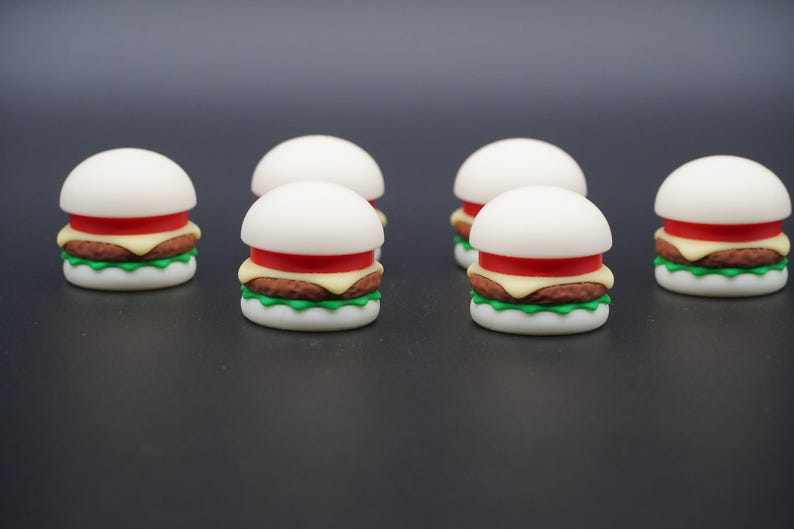 Burger / Coffee Cup / Milk Clicker 3D - Etsy