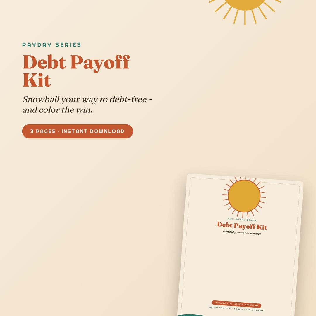 Debt Payoff Tracker Printable, Debt Snowball Tracker, Debt Free ...