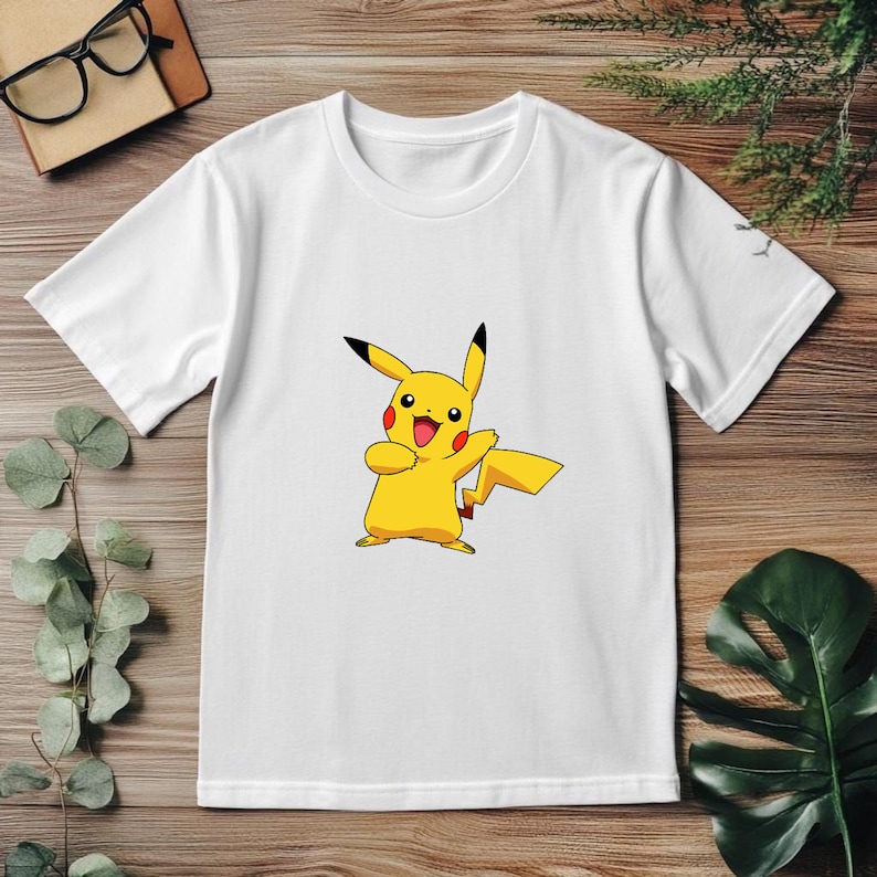 Pokemon Clipart PNG Bundle, Pikachu Character Images, Cartoon PNG Files ...