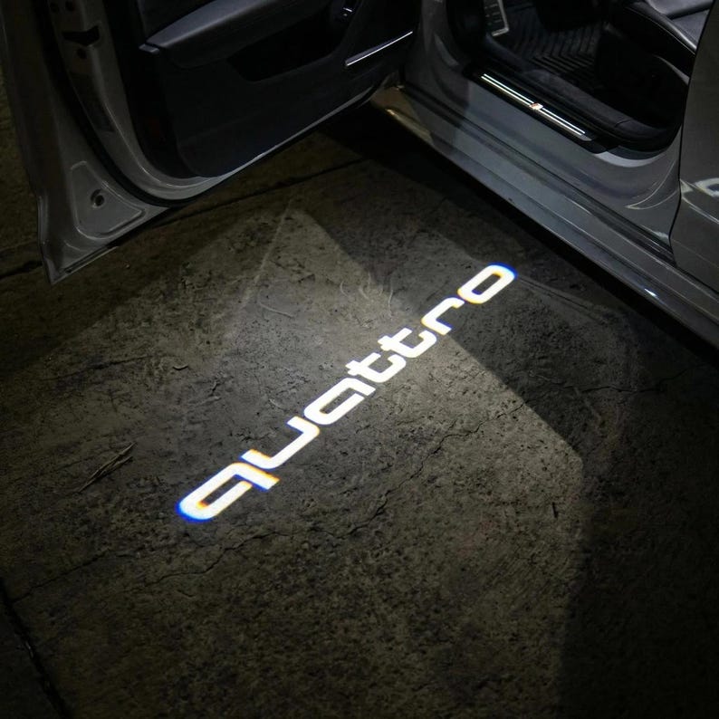Audi Welcome Lights LED Door Logo Projectors – Puddle Lamps, Plug ...