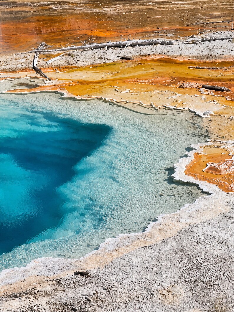 Yellowstone Grand Prismatic Spring Photography, National Park Wall Art ...