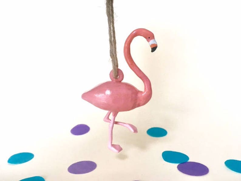 Pink Flamingo Hanging Decoration Handmade Sculpture Totem - Etsy