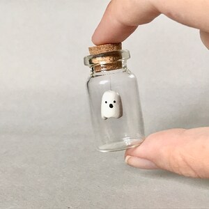 Message in a Bottle - Halloween Ghost - Mini Spooky Cute Sculpture - Etsy